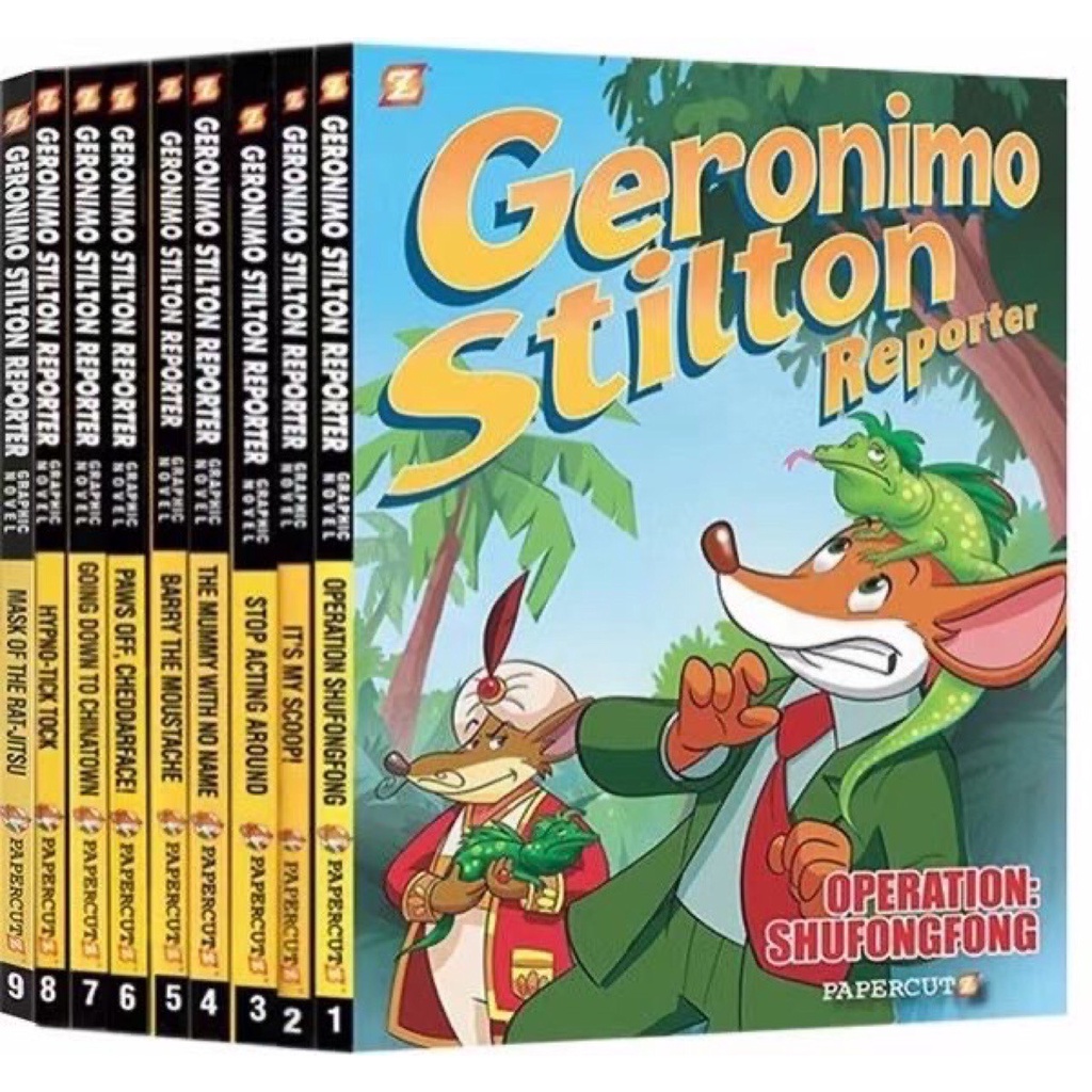 หนังสือชุด Geronimo Stilton Reporter (Graphic Novel version) | Shopee ...