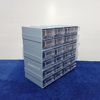 24 pcs.Slide Lock Box (small size) HORSE Model 007-9(24ช่อง) ตู้ใส่ ...