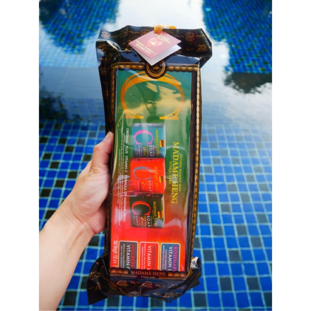 📌150กรัม ️3ก้อน📌 สบู่วิตามินซี มาดามเฮง Madame heng Vitamin C x3 ...