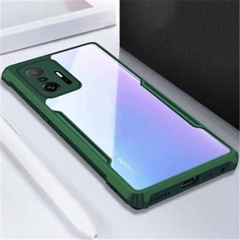 Mi12T Pro(พร้อมส่งในไทย)เคสกันกระแทกขอบสีหลังใสXiaomi 12T/12T Pro/Mi ...
