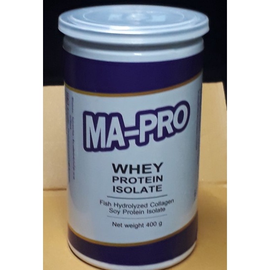 MA-PRO Whey Protein Isolate มาโปร400g ดูดซึมเร็วผู้ป่วยเบาหวาน,ฟอกไต ...