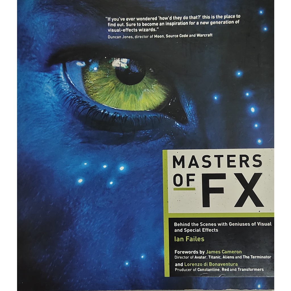หนังสือ ภาพยนต์ อาวตาร ภาษาอังกฤษ MASTERS OF FX ฺBEHIND THE SCENCS ...