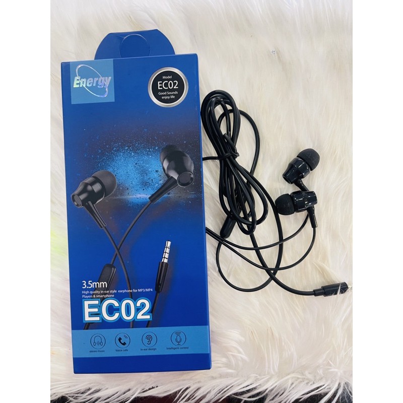 หูฟัง Energy แจ๊คกลม Small talk In-ear EC02 ขนาด 3.5 mm | Shopee Thailand
