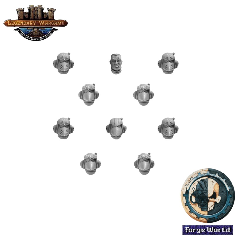 [PREORDER] WARHAMMER: RAVEN GUARD Raven Guard MKVI Heads Upgrade Set ...