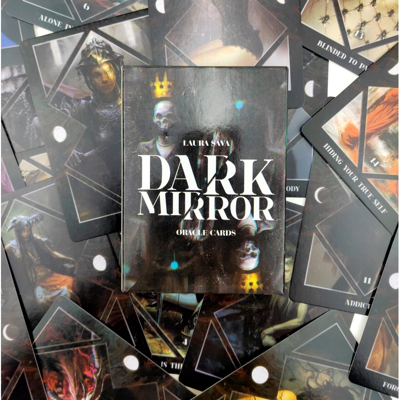 【Ready Stock】New Oracle Cards Divination Dark Mirror Oracle Cards ...
