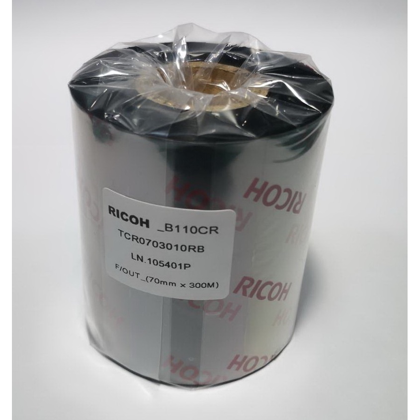 Ribbon Resin B110CR Size 70mm x 300M F/O | Shopee Thailand