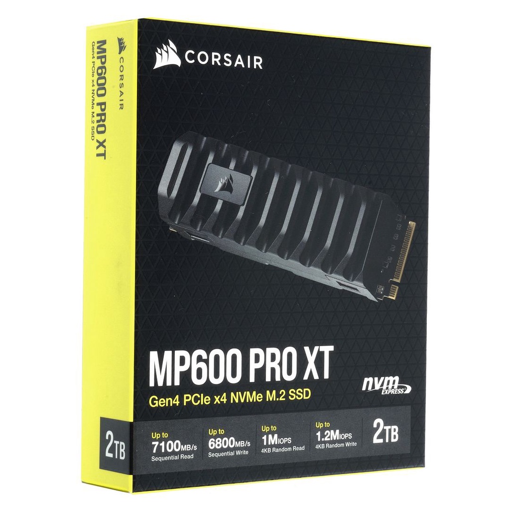 Corsair MP600 Pro XT 2TB M.2 NVMe PCIe Gen4 Internal SSD, CSSD ...