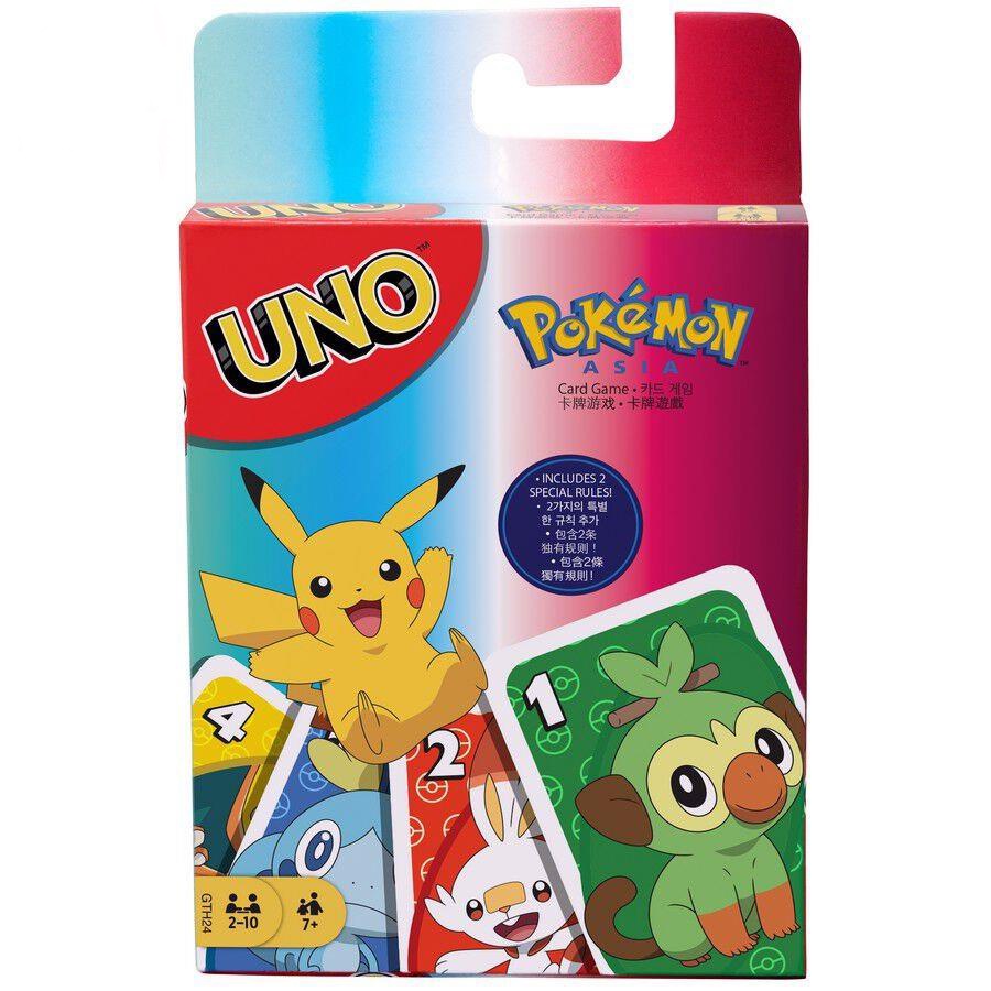 Mattel UNO Games Pokemon Sword & Shield Card Game Family Funny ...