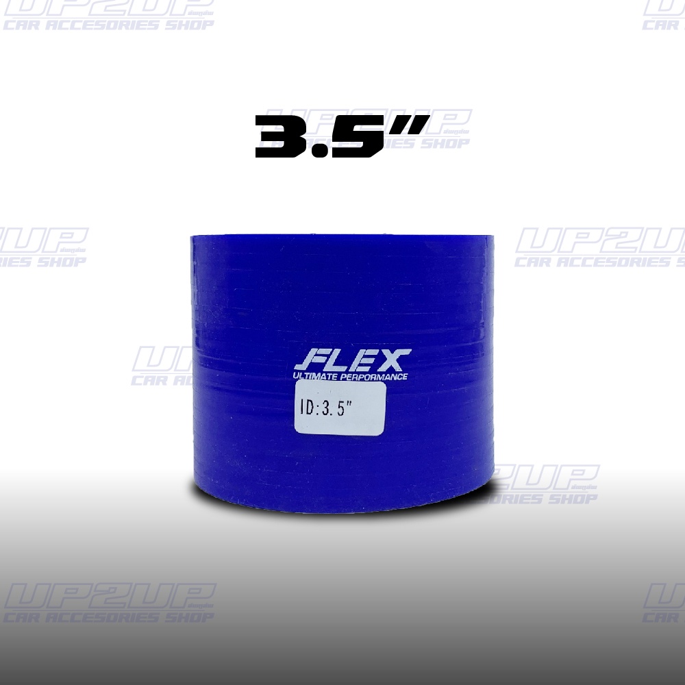 ท่อยางตรง ท่อยางอินเตอร์ ยี่ห้อ FLEX ULTIMATE PERFORMANCE ผ้าใบหนา 4 ชั้น ซิลิโคนอย่างดี สีน้ำ ...