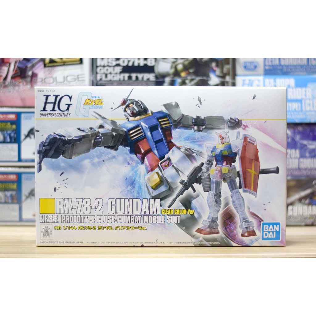 HG 1/144 RX-78-2 GUNDAM (CLEAR COLOUR VER.) | Shopee Thailand