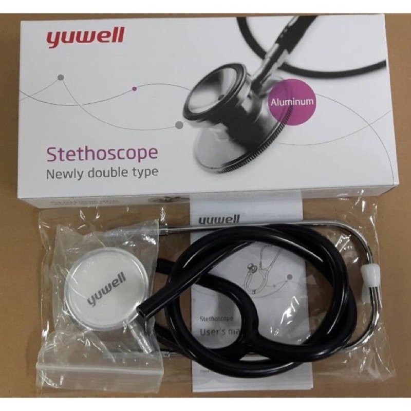 หูฟังแพทย์ Stethoscope ยี่ห้อ Yuwell สามารถใช้ฟังได้ 2 ด้าน | Shopee ...