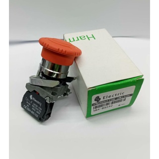 XB4-BS542 Emergency Switch อีเมอเจนซี่สวิทช์ ขนาด22mm 10A NO สีแดง ...