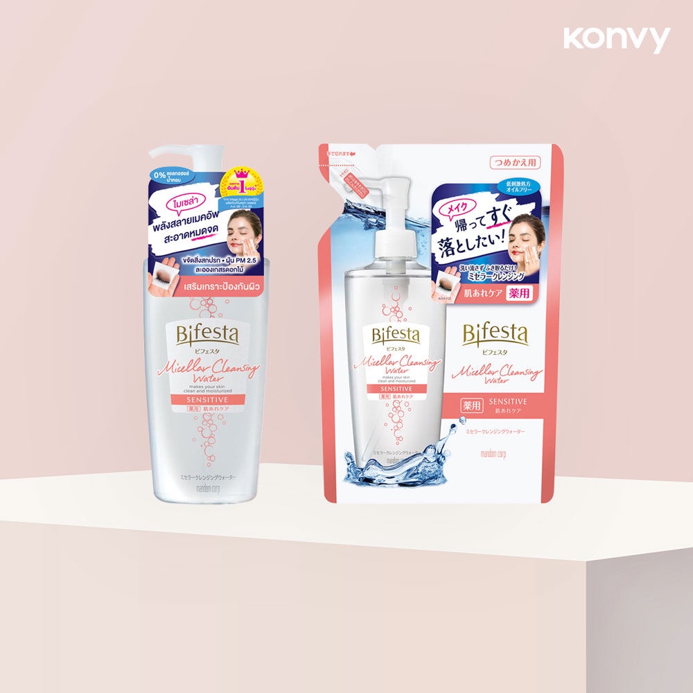 Bifesta Micellar Cleansing Water 400ml + Refill 360ml บิเฟสต้า เซทคลี ...