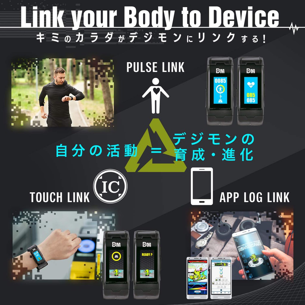 Vital Bracelet Digital Monster ver.White digimon digivice ดิจิไวท์ ของ ...