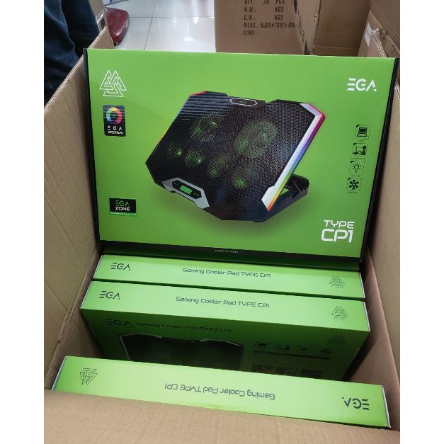 ส่งจากไทย แท่นวางแล็ปท๊อป Gaming Cooler Pad type CP1 พร้อมส่ง พัดลมระบายอากาศ TYPE CP1/CP2 RGB ...