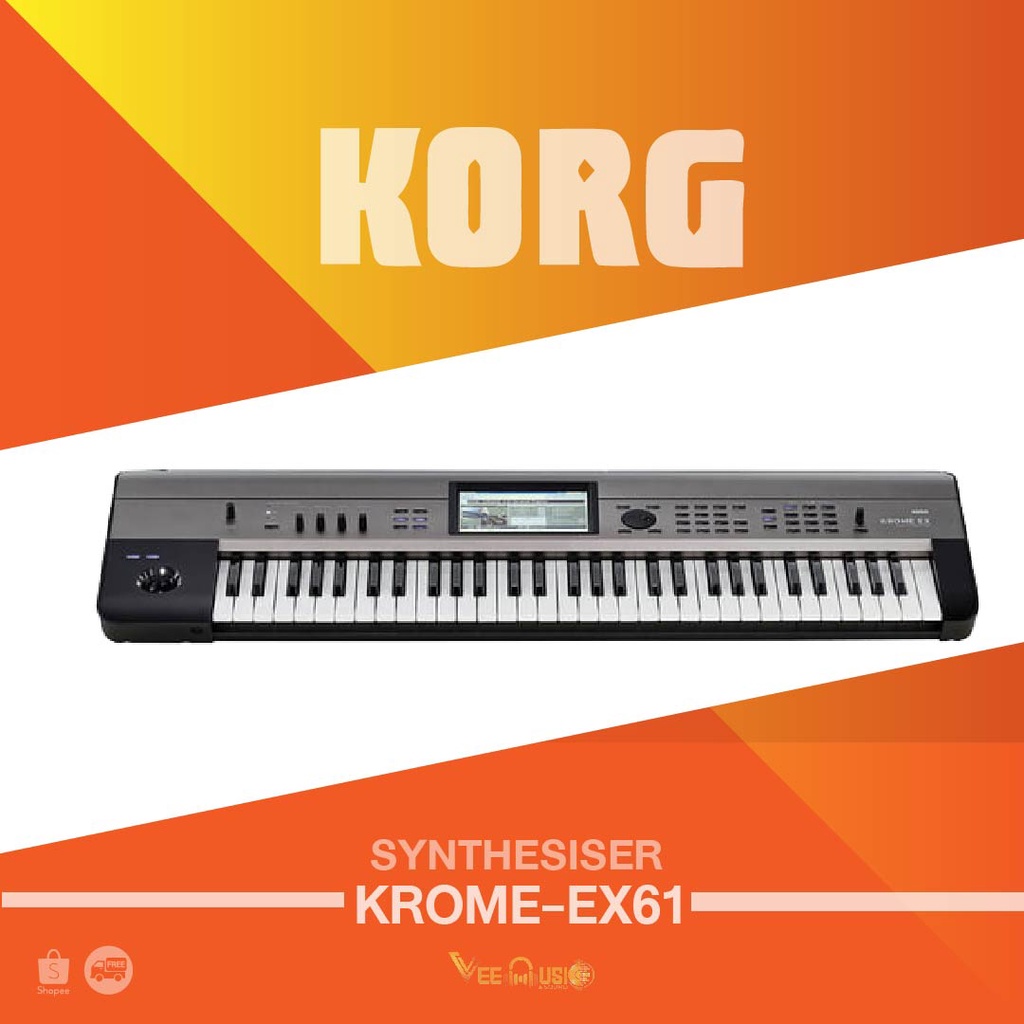 คีย์บอร์ด Korg Krome EX 61 Keys | Shopee Thailand