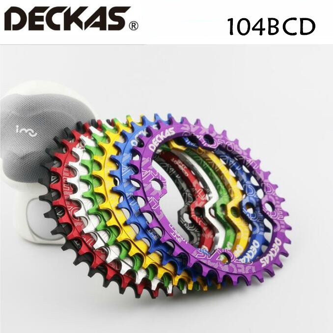 อุปกรณ์เสริมสำหรับรถจักรยาน Deckas 104bcd Round Narrow Wide Chainring MTB | Shopee Thailand