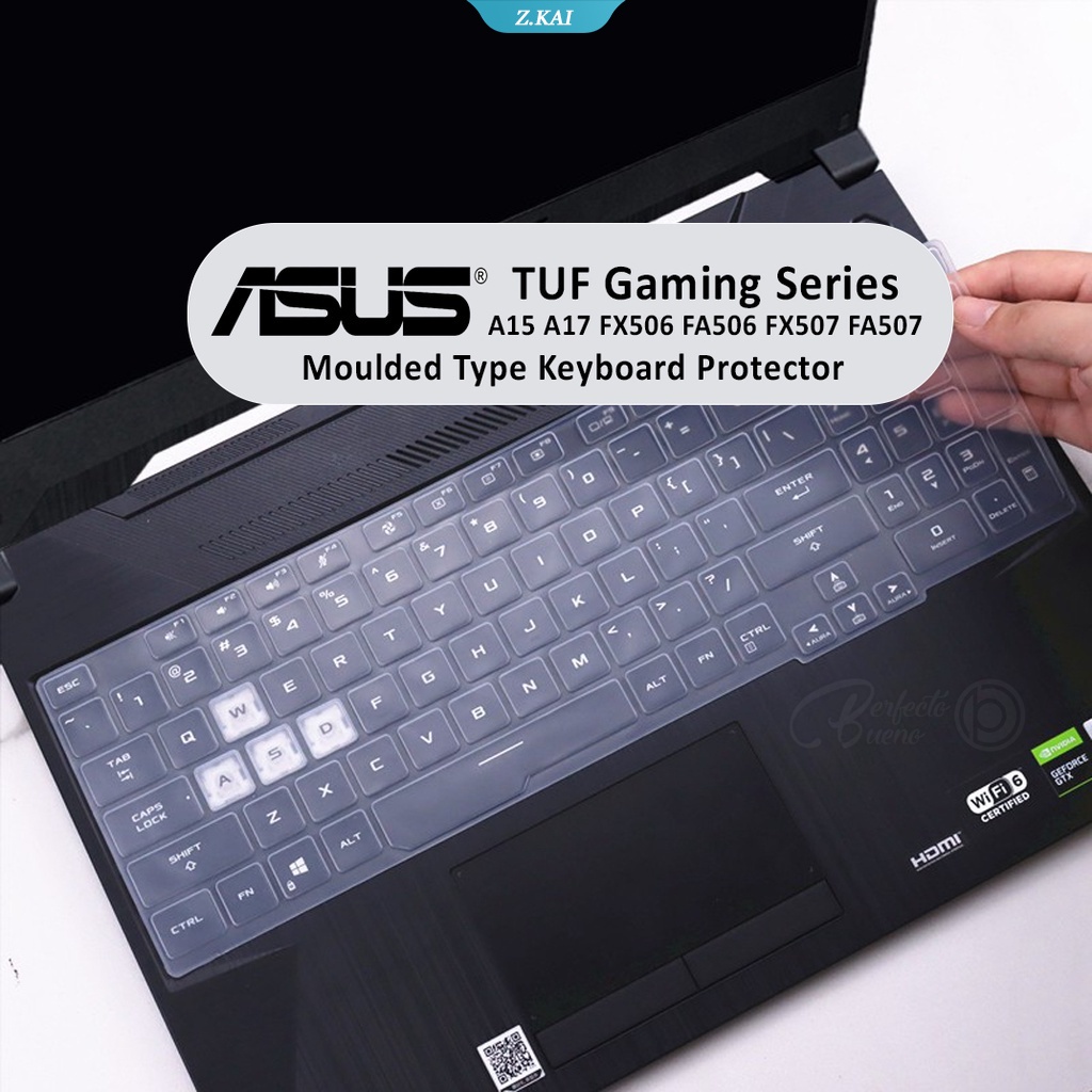 แผ่นซิลิโคนครอบคีย์บอร์ด กันฝุ่น สําหรับแล็ปท็อป Asus TUF Gaming A15 A17 F15 F17 FX506 FA506 ...