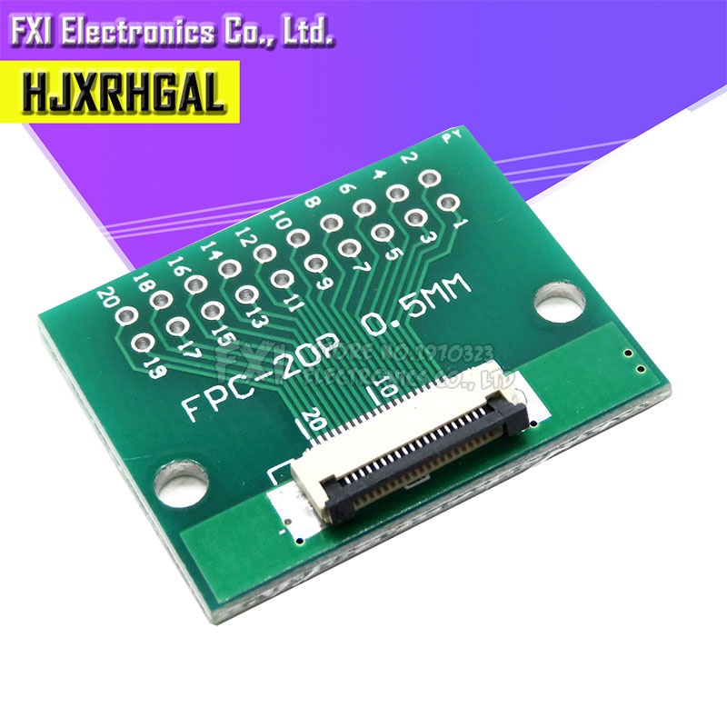 Fpc FFC บอร์ดแปลงสายเคเบิล PCB ระยะร่อง 0.5 มม. DIY 6P 8P 10P 20P 30P ...