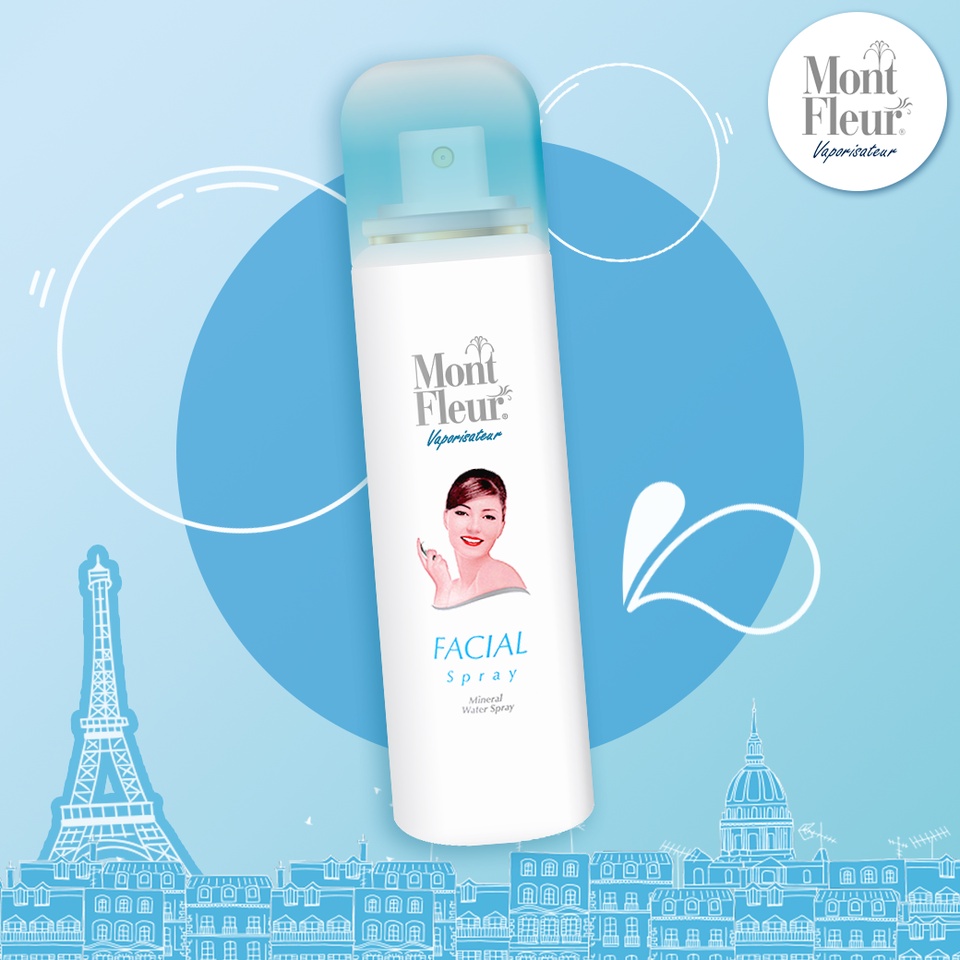 Mont Fleur มองต์เฟลอ สเปรย์น้ำแร่ บำรุงผิว น้ำแร่ธรรมชาติ 150 มล. ...