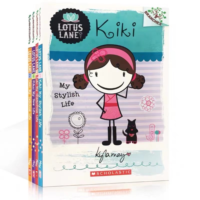 Scholastic Branches:Lotus Lane Diary Series 4 Books Volumes Bridge ...