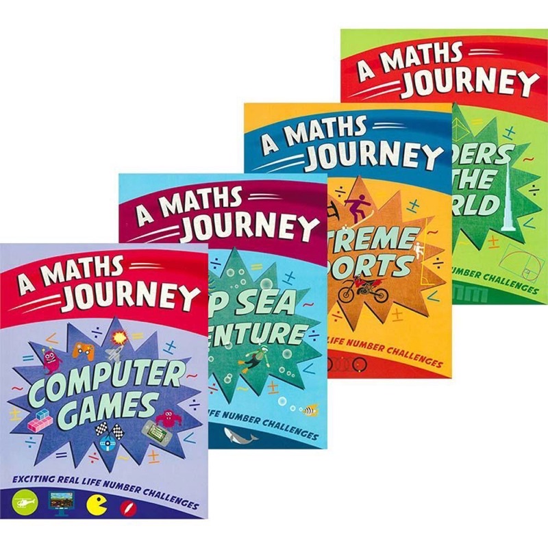 Go Figure A Maths Journey Bundle 4 Books Collection เซตหนังสือเสริม ...