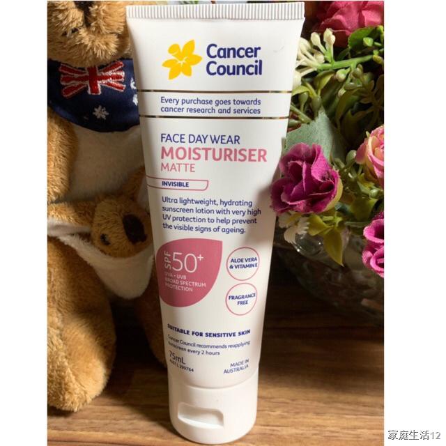 ครีมกันแดด Cancer Council Australia Face Day Wear Moisturiser Matte SPF 50+ UVA UVB 75 ml ...