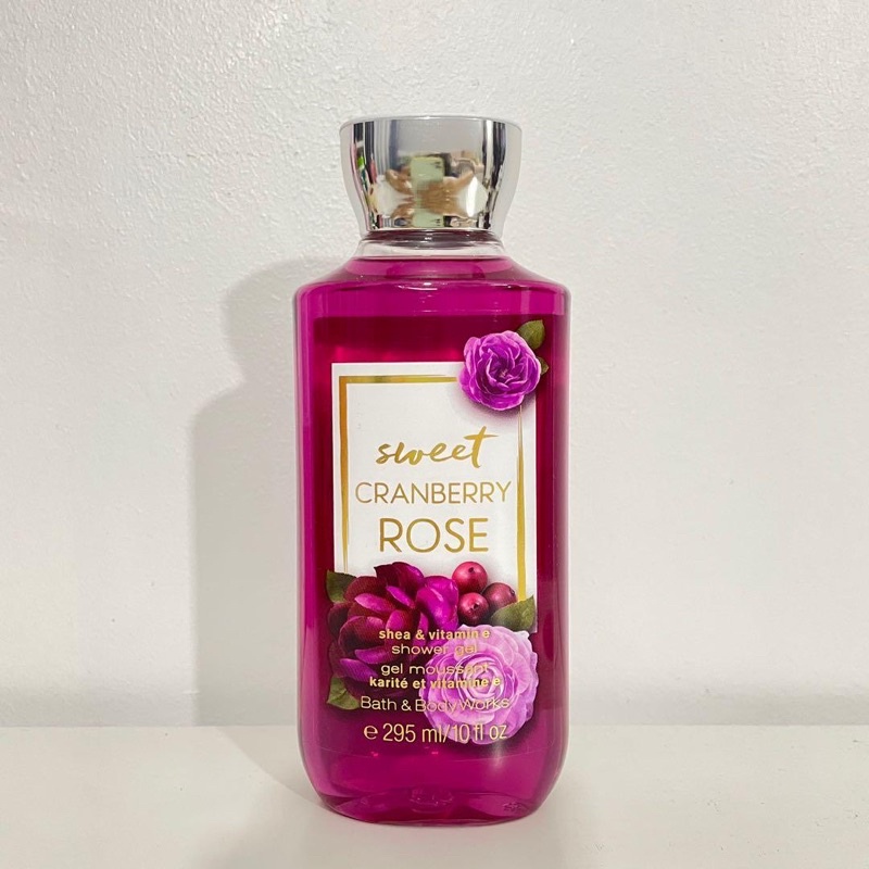 Bath And Body Works Sweet Cranberry Rose Shower Gel 295ml ของแท้