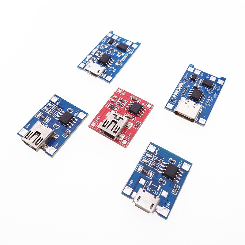 Tp4056|บอร์ดชาร์จแบตเตอรี่ลิเธียม 18650 3.7V 3.6V 4.2V 1A หลายตัวเลือก ...