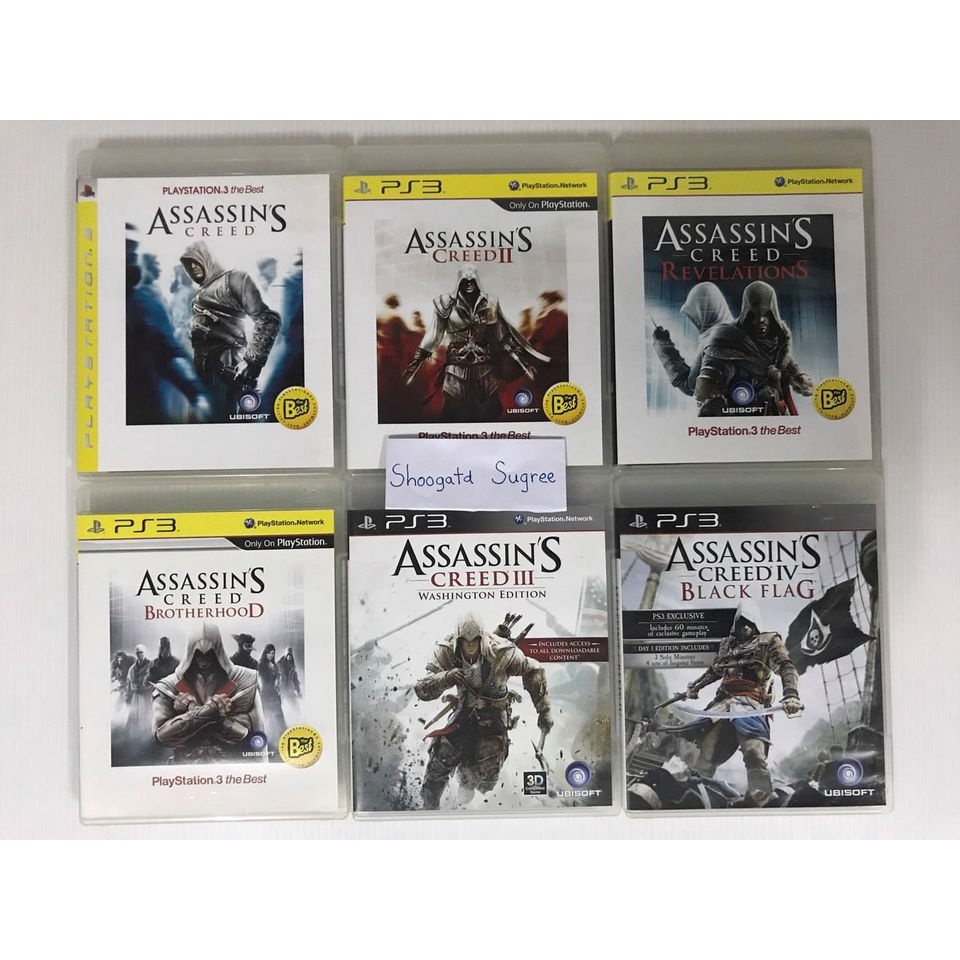 🔥🔥🔥แผ่น PS3 Assassin's Creed Set Collection🔥🔥🔥 | Shopee Thailand