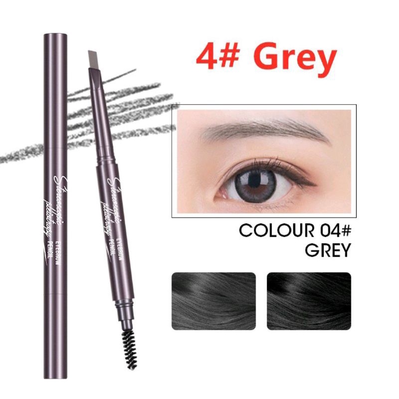 MR shopee ดินสอคิ้วกันน้ำ 2in 1 มีแปรงในตัว | Shopee Thailand