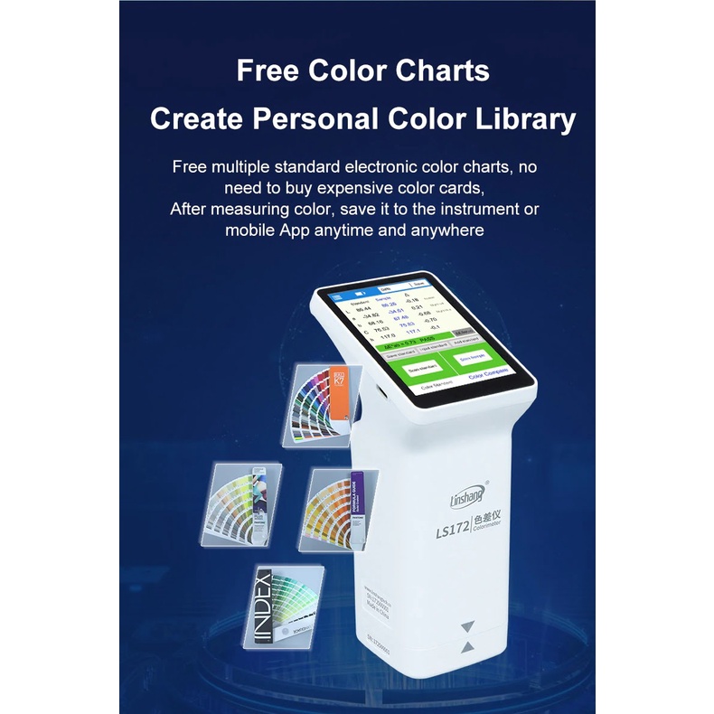 Linshang LS170 LS171 LS172 LS173 Colorimeter Color Analyzer Meter for ...