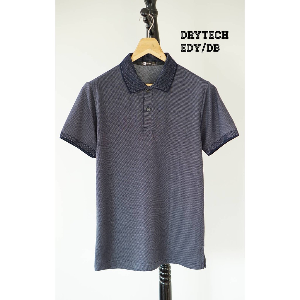 เสื้อโปโลคอปกรับผึ้ง ผ้า drytech | Shopee Thailand