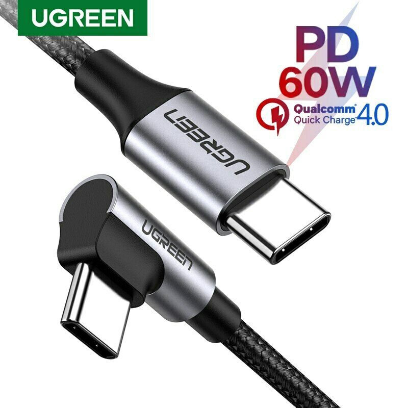 Ugreen USB C to USB Type C PD 60W Cable for MacBook Pro iPad Pro for ...