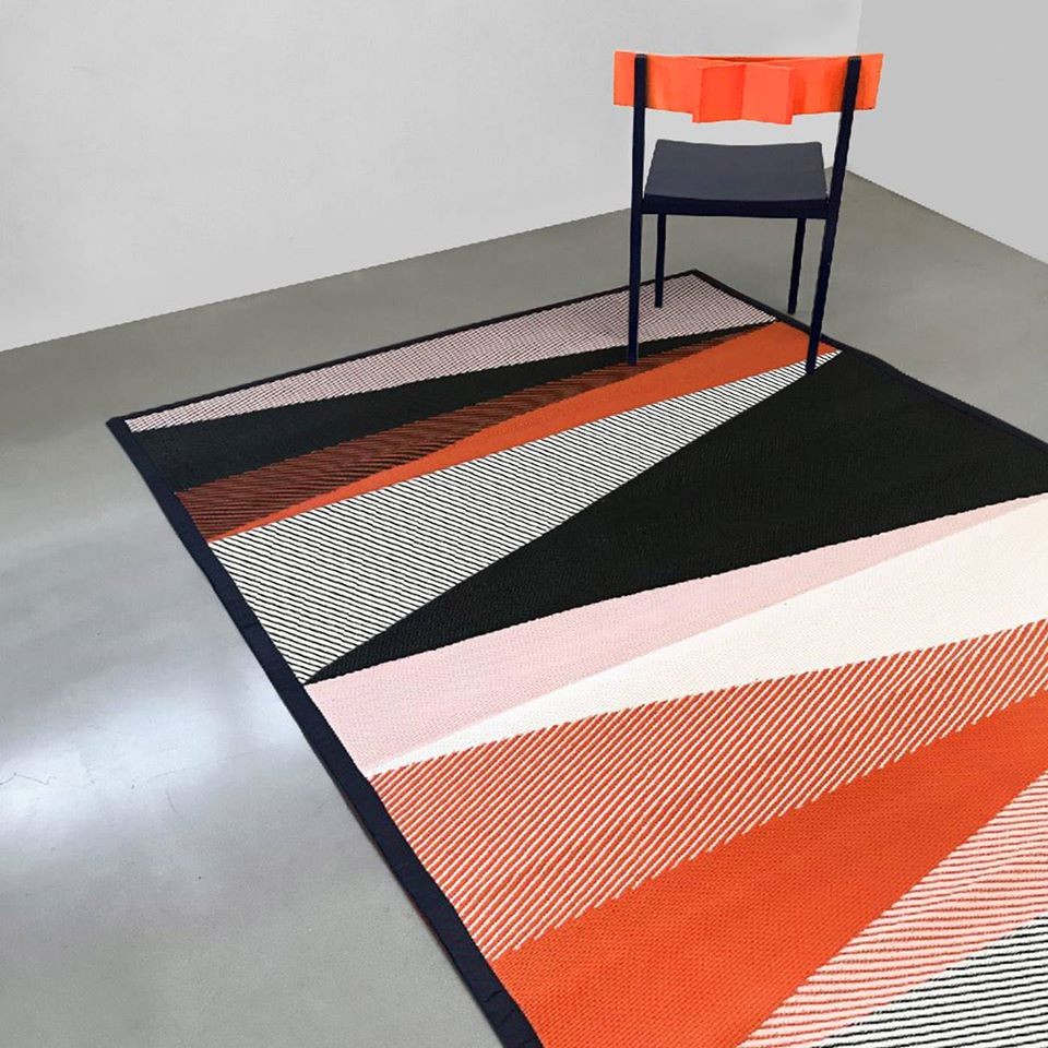 PDM เสื่ออเนกประสงค์ ลาย Muria (Black-Orange) Size L 180x270 cm ...