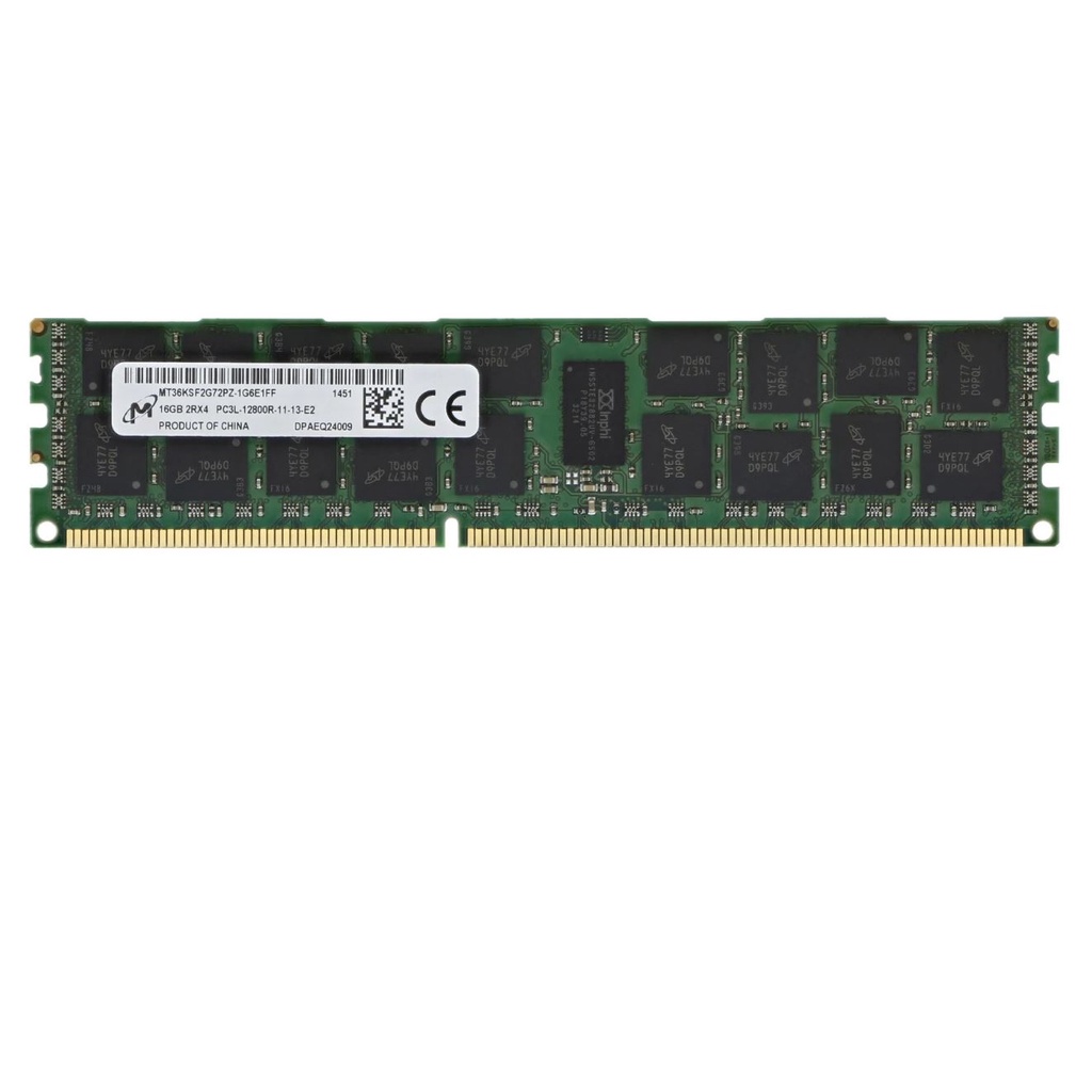 RAM Server Samsung DDR3 16GB 8GB BUS 1600 MHz PC3L-12800R 2Rx4 ECC REG ...