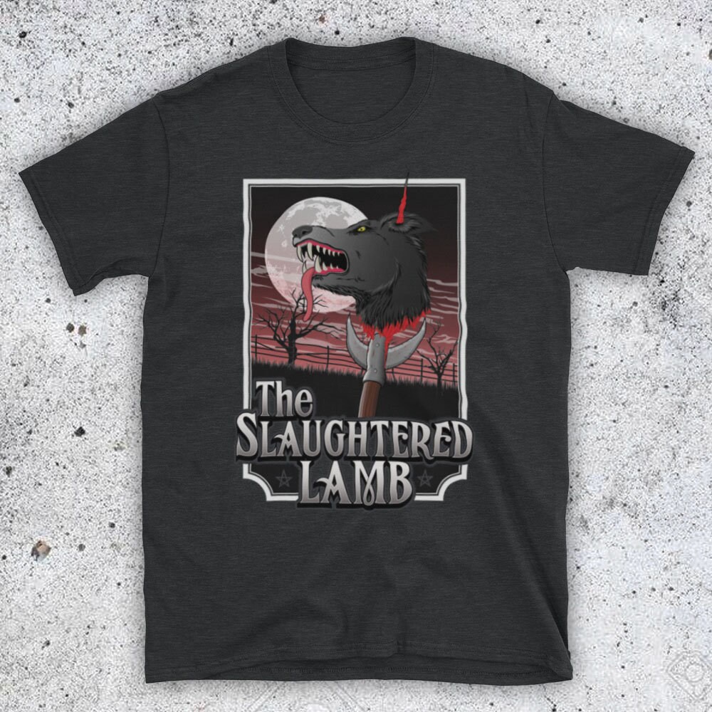 เสื้อยืด พิมพ์ลายภาพยนตร์สยองขวัญ American Werewolf In London The ...