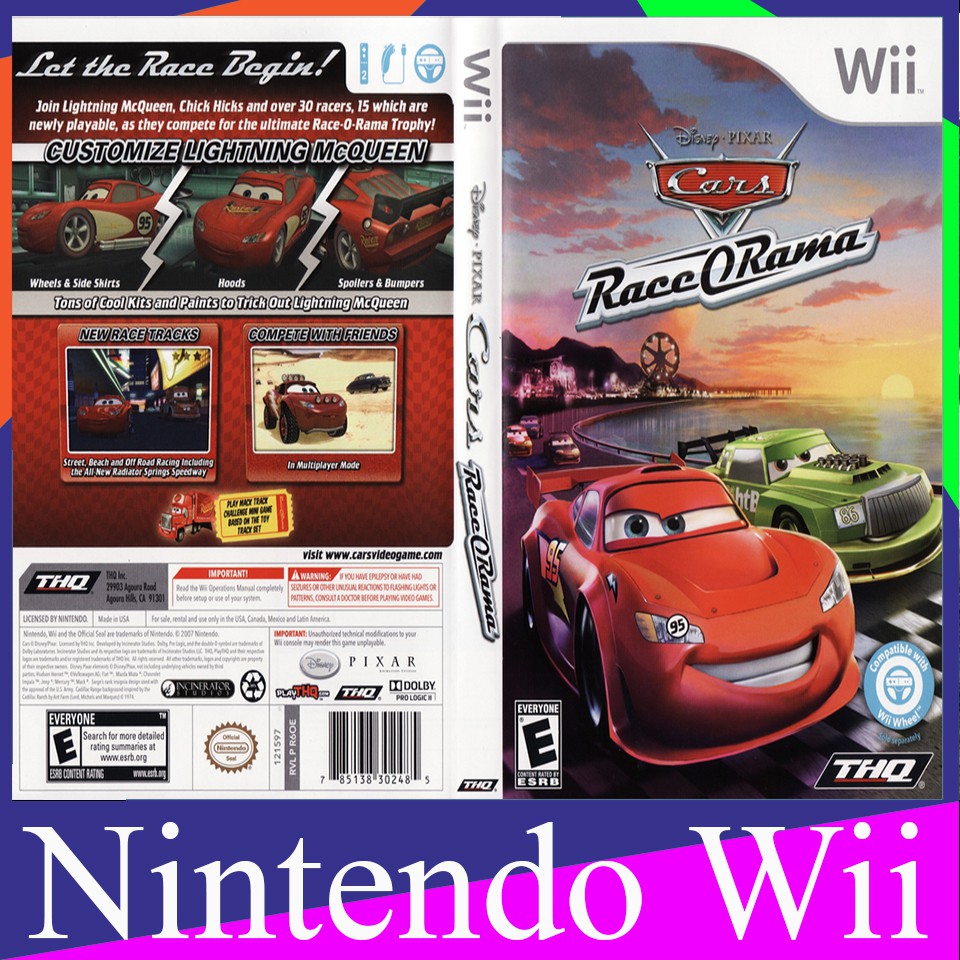Disney-Pixar Cars - Race-O-Rama (USA)[WII] | Shopee Thailand