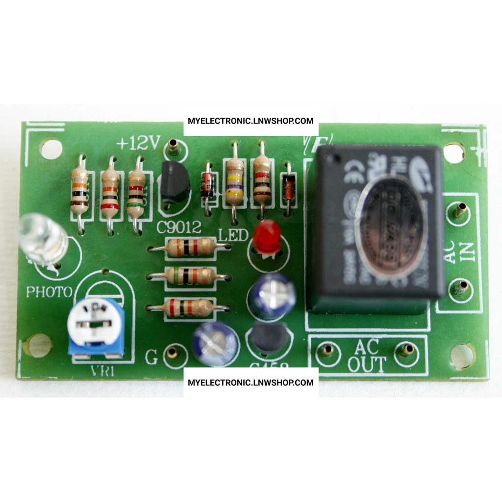 FUTUREKIT FA401 วงจร สวิทช์ สวิตซ์ ทำงานด้วยแสง ชุด ประกอบลงปริ้น แล้ว ...