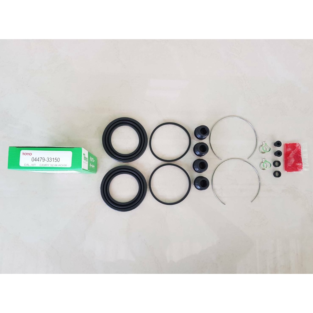 ชุดซ่อมยางดิสเบรคหน้า TOYOTA CAMRY ACV30 ปี2002-2006 ยี่ห้อ TOYO JAPAN ...