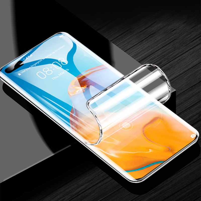 ฟิล์มไฮโดรเจล TPU นิ่ม แบบใส บางพิเศษ สําหรับ Huawei P30 P40 Pro Plus lite 5G | Shopee Thailand