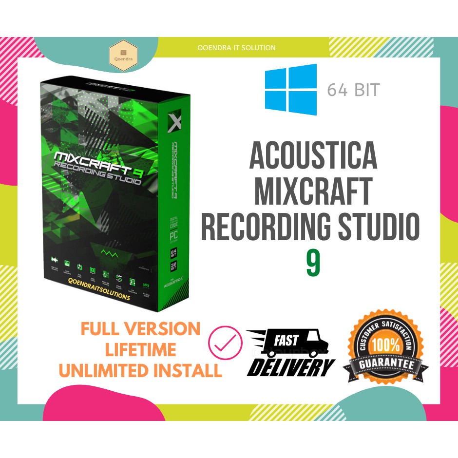 [SCS]2020 Acoustica Mixcraft Recording Studio 9 | Lifetime | Full Version | License | Easy ...