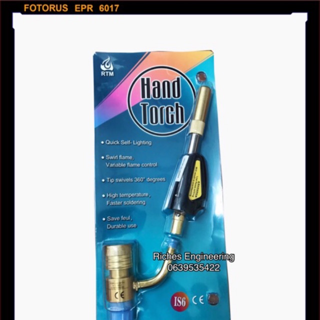 หัวเชื่อมแก๊สกระป๋อง RTM HAND TORCH , หัวเชื่อมท่อทองแดง RTM | Shopee ...