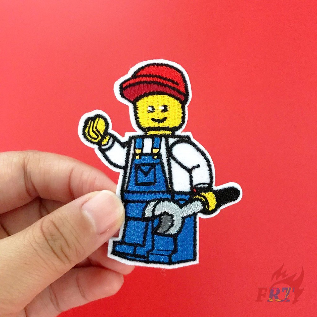 ☸ Game：LEGO Patch ☸ 1Pc Robot Diy Sew on Iron on Patch | Shopee Thailand