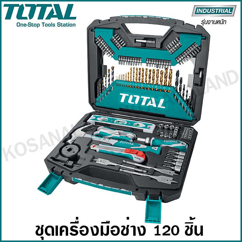 Total ชุดเครื่องมือช่าง 120 ชิ้น รุ่น THKTAC01120 ( Tools Set ) - เครื่องมือชุด / เครื่องมือ ...