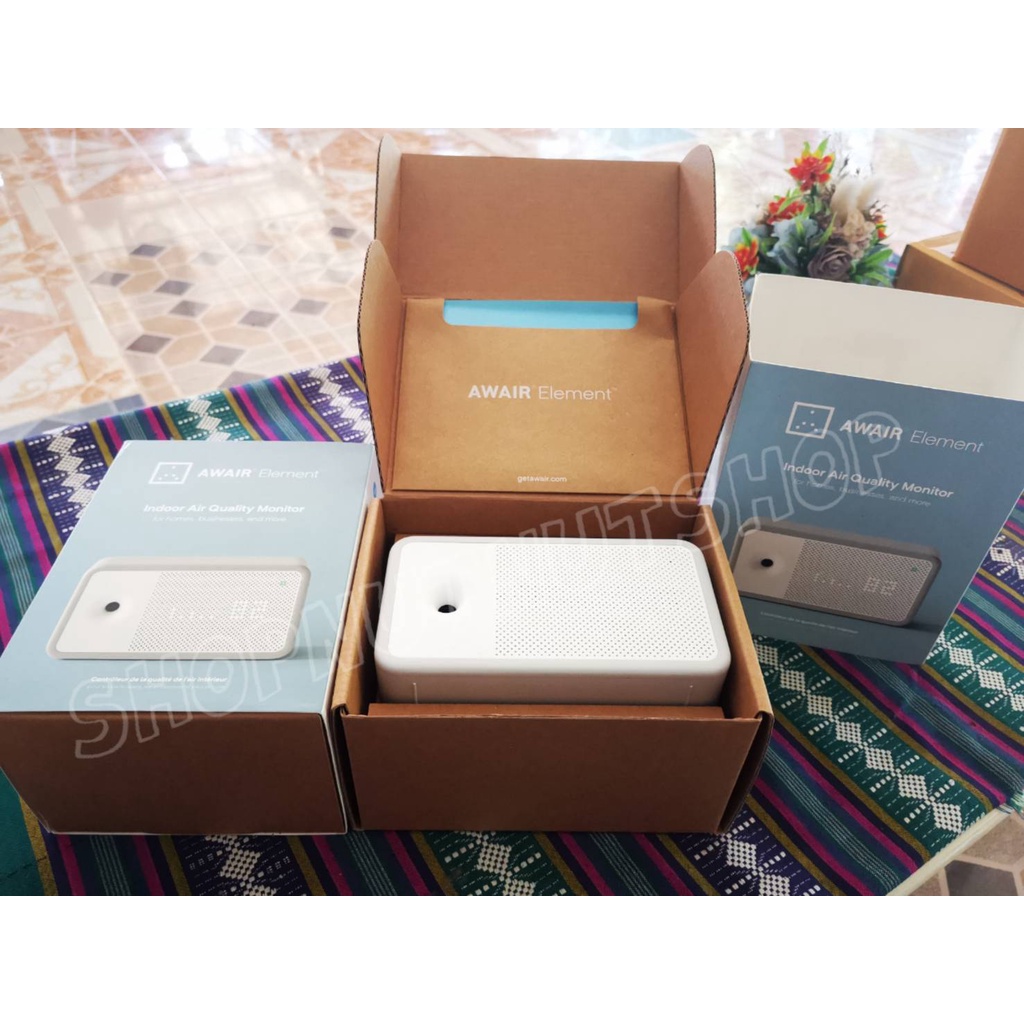 (พร้อมส่ง) AWAIR element เครื่องวัดคุณภาพอากาศ indoor quality monitor ...