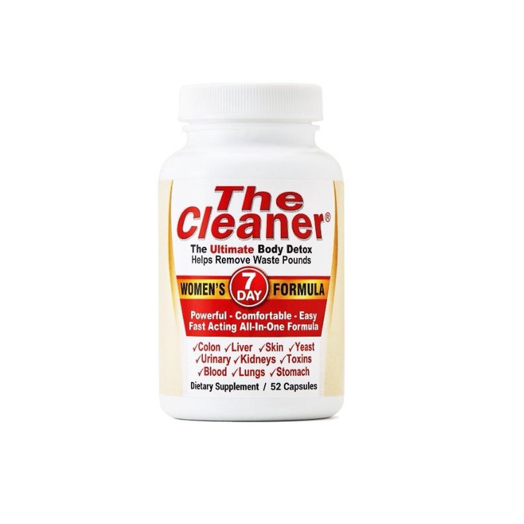 The Cleaner 7 days women's detox formula (52 capsules)พร้อมส่ง | Shopee ...