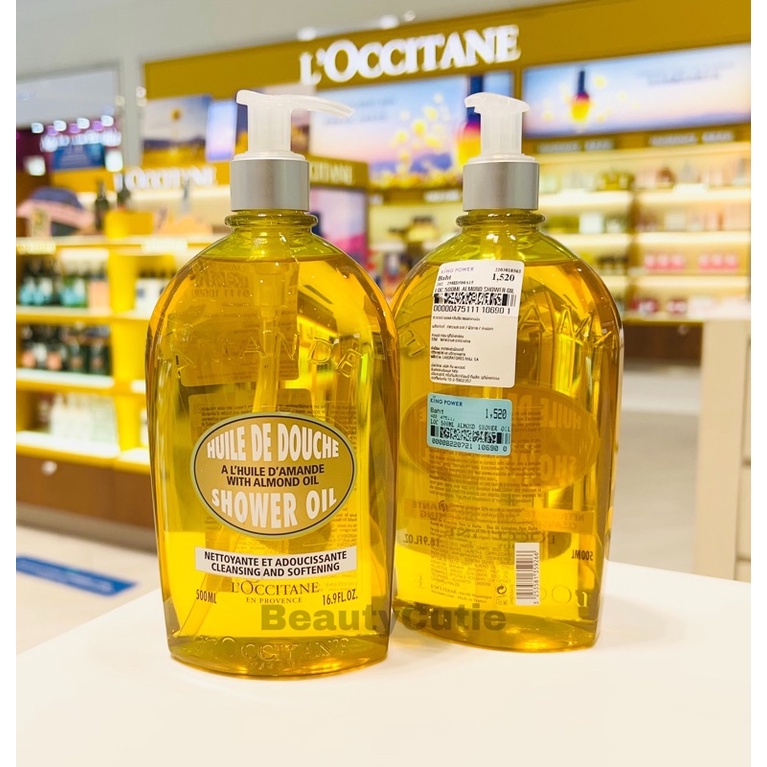 🌟L'occitane Almond Shower Oil 500 ml. / Refill 500 ml. ผลิตปี 2022🌟ป้ายคิง แท้💯 จาก King Power ...