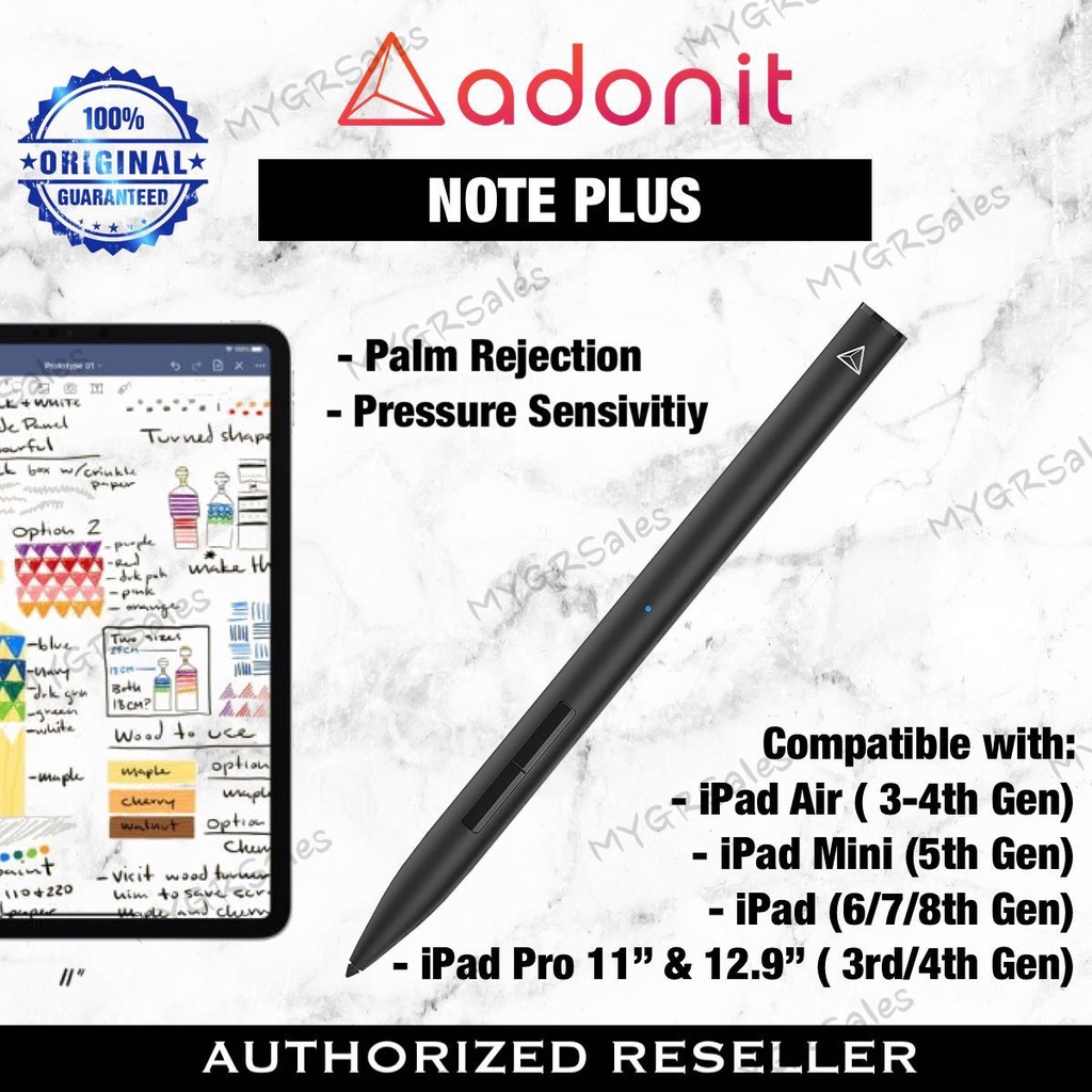 ปากกาสไตลัส Adonit Note Plus | Shopee Thailand