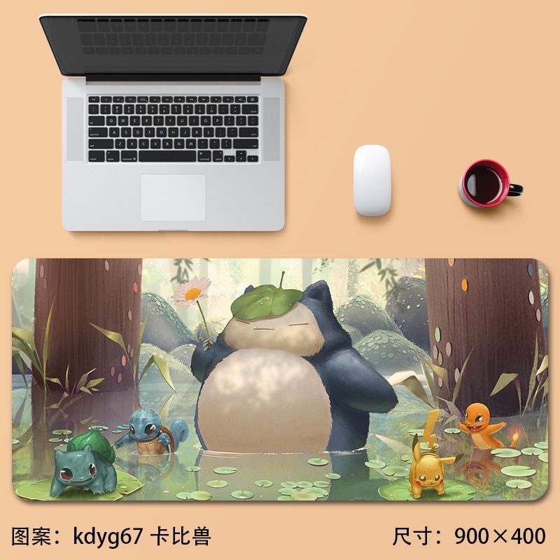 psyduck Pokémon Mouse Pad Eevee Anime Gengar Computer Pad Togepi New ...